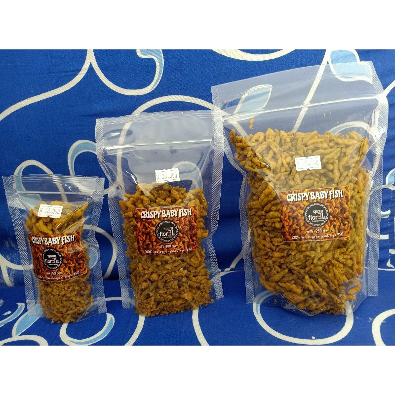 Jual iwak cethul petho ikan air tawar 50gram 100gram spamflorel crispy ...