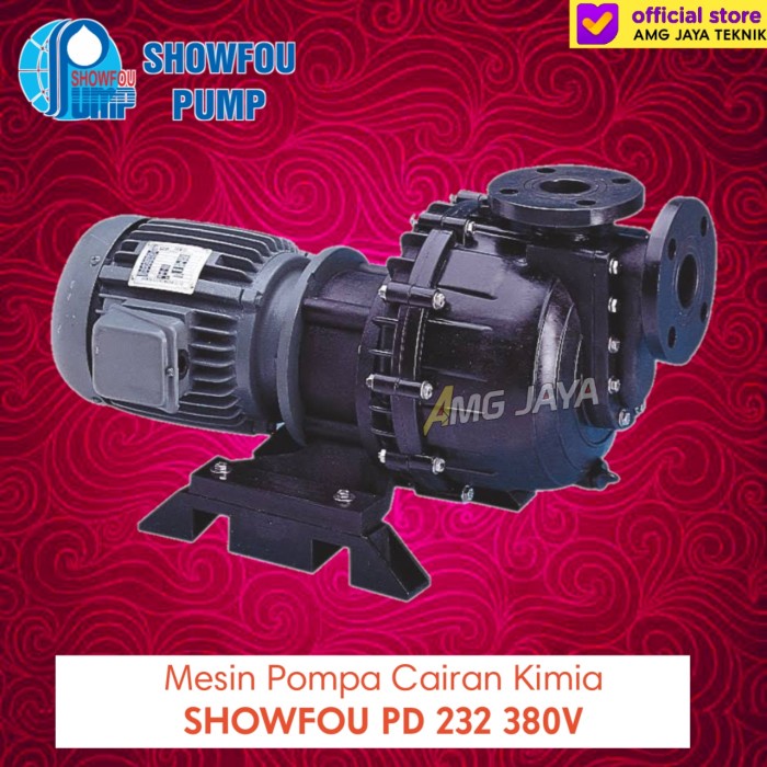 Jual Chemical Pump Pompa Cairan Kimia Showfou PD 232 2HP 3Phase ...