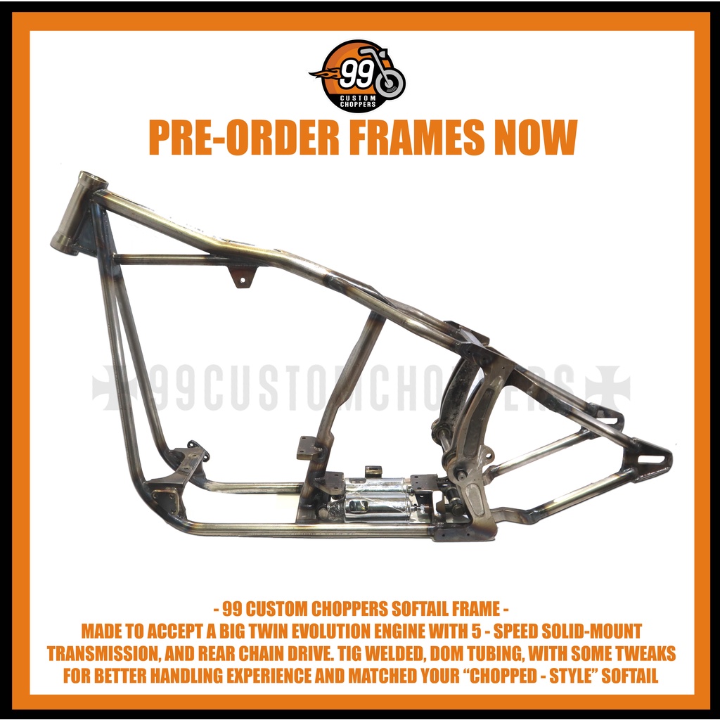 Jual Frame Custom / Rangka Harley Davidson Softail Custom / Rangka ...