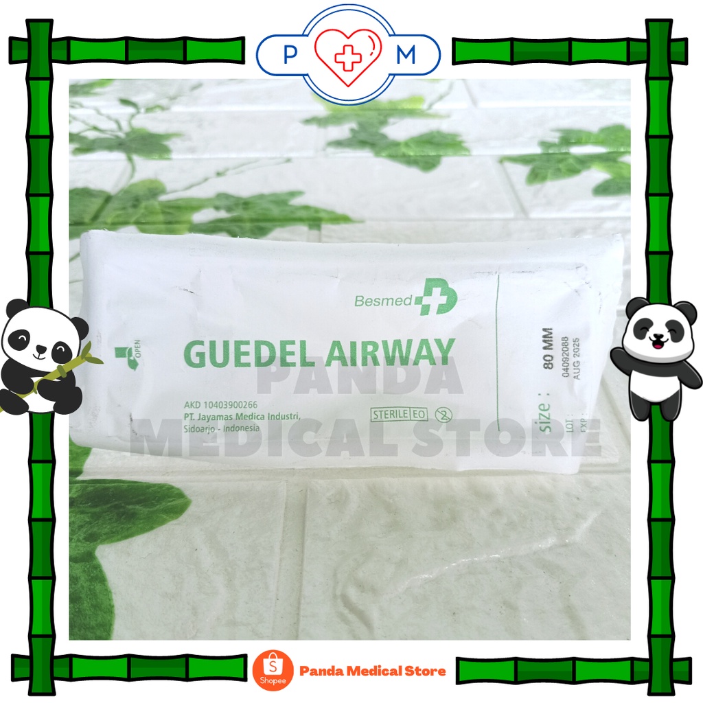 Jual Guedel Airway 80mm Hijau OneMed | Shopee Indonesia