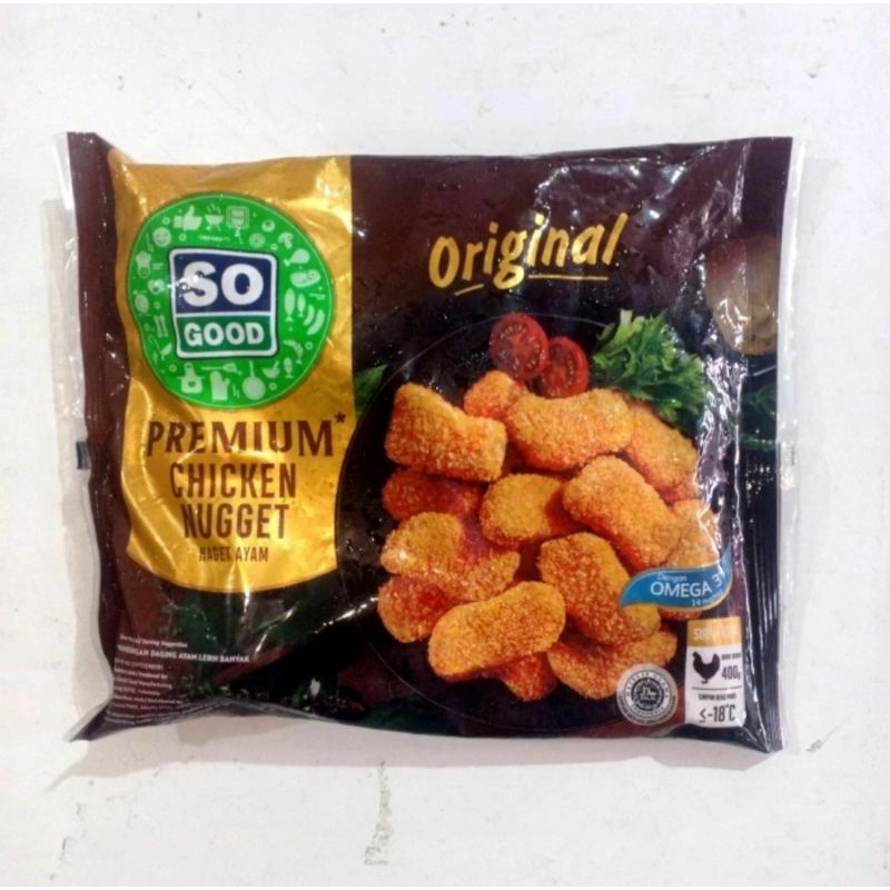 Jual SO GOOD premium nugget chicken 400gr | Shopee Indonesia