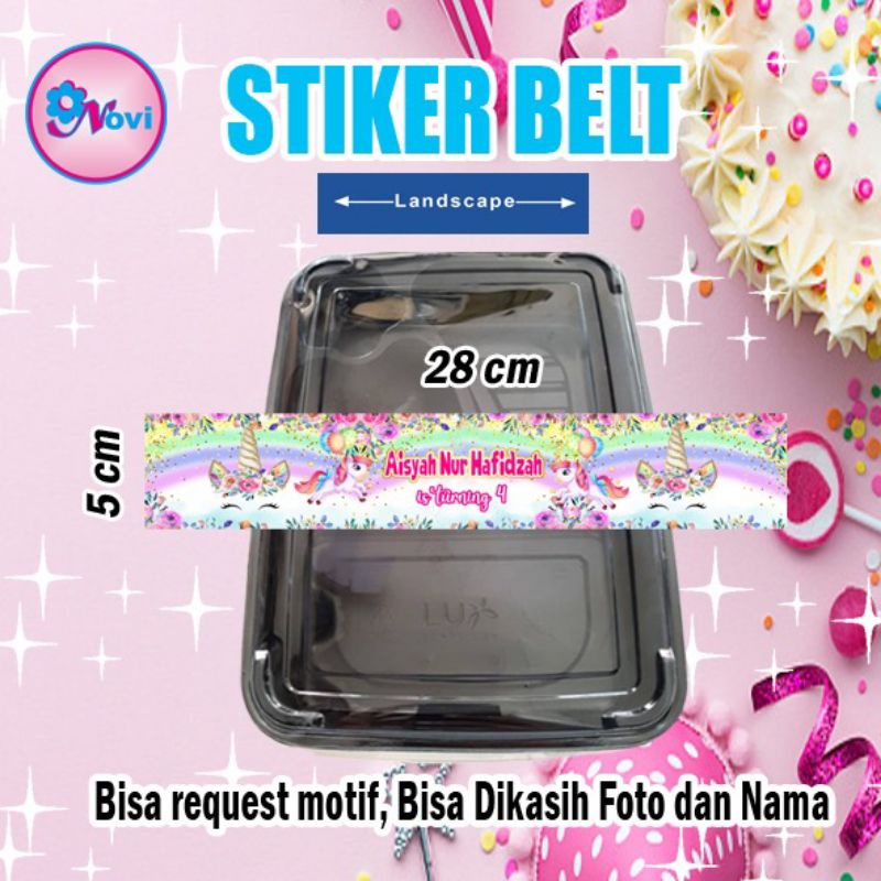 Jual STIKER BELT BOX BENTO | Shopee Indonesia