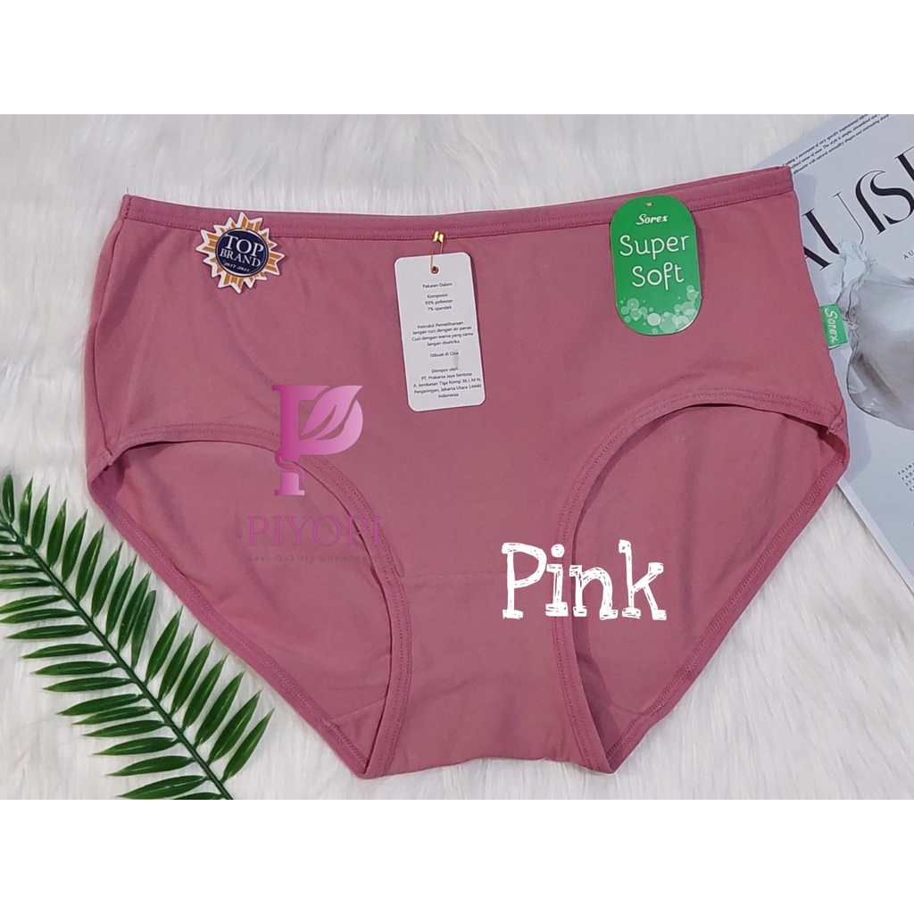 Jual Celana Dalam Sorex 1239 CD Super Soft XXL XL L Celana Dalam Wanita Basic Sorex Katun ...
