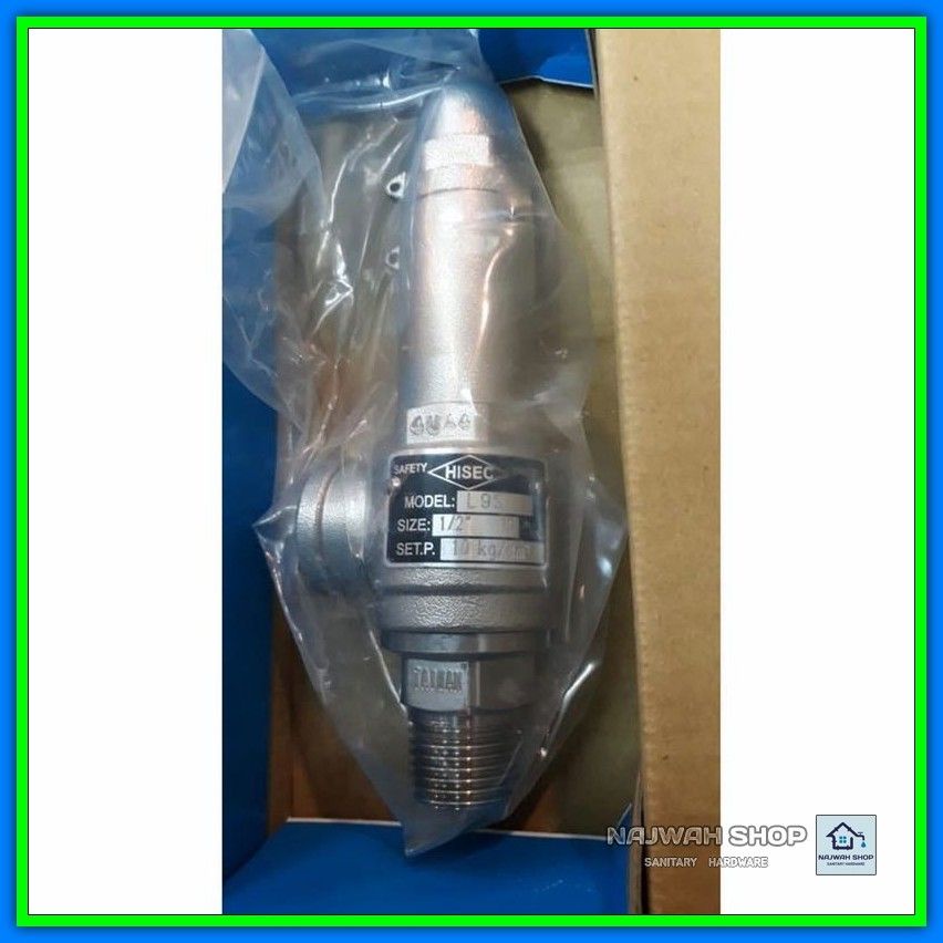 Jual Pressure Safety Valve 1.5" inch Hisec Stainless Steel 304 Origin ...