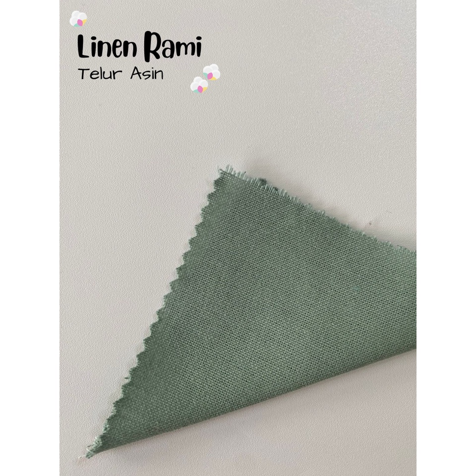 Jual 1 Meter Kain Linen Rami Bahan Katun Linen | Shopee Indonesia