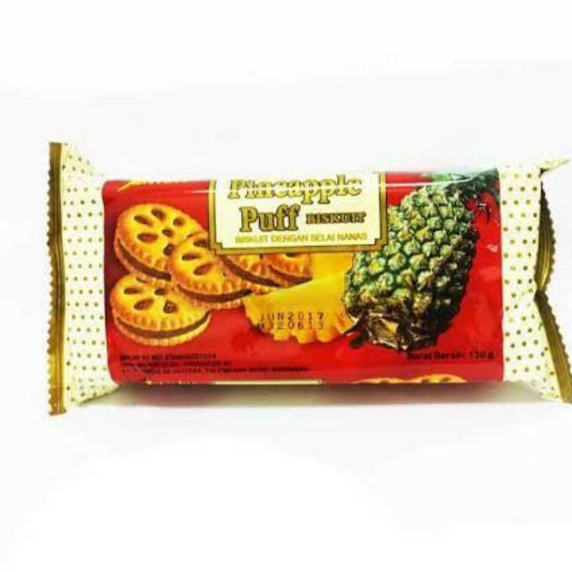 Jual Interbis Peanut Biskuit Pineapple Biskuit Kacang Nanas 130 Gram ...