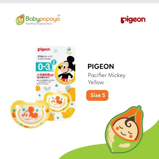 Jual PIGEON PACIFIER FUNFRIENDS DISNEY S SIZE MICKEY | Shopee Indonesia