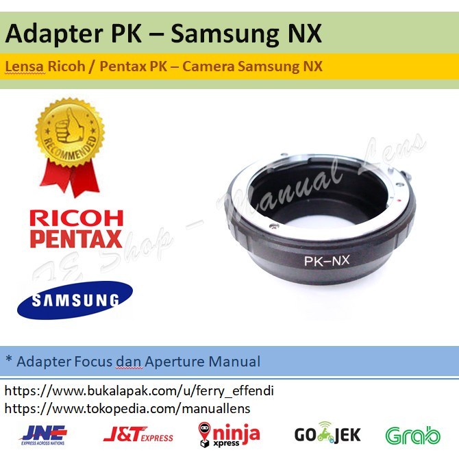 Jual Adapter PK-NX - Pentax Lens To Samsung NX Mirrorless Camera ...