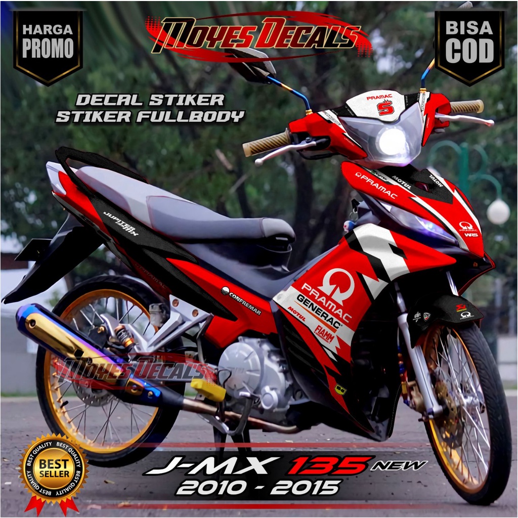 Jual Decal Mx New 135 Fullbody Decal Jupiter Mx New 135 Fullbody Stiker Aksesoris Motor Yamaha ...