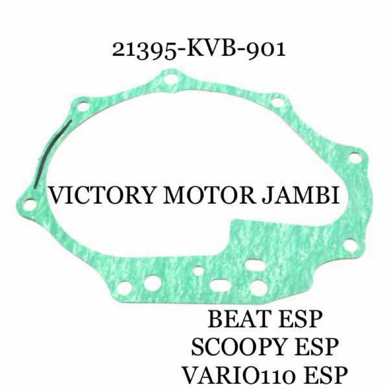 Jual PERPACK GEAR BOX GASKET MISSION CASE BEAT VARIO SCOOPY 21395-KVB ...