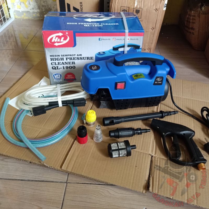 Jual Mesin steam jet cleaner cuci mobil motor AC H&L HNL QL-1900 ...