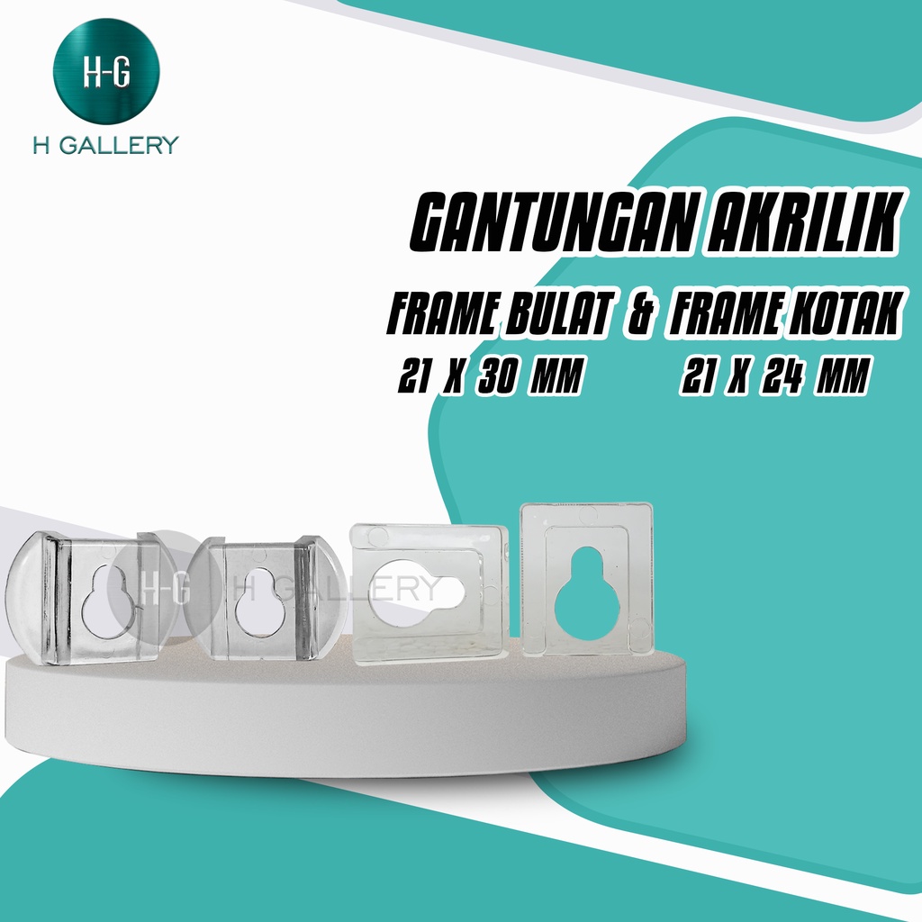 Jual GANTUNGAN FRAME FOTO AKRILIK CANTELAN PIGURA ACRYLIC BULAT DAN ...