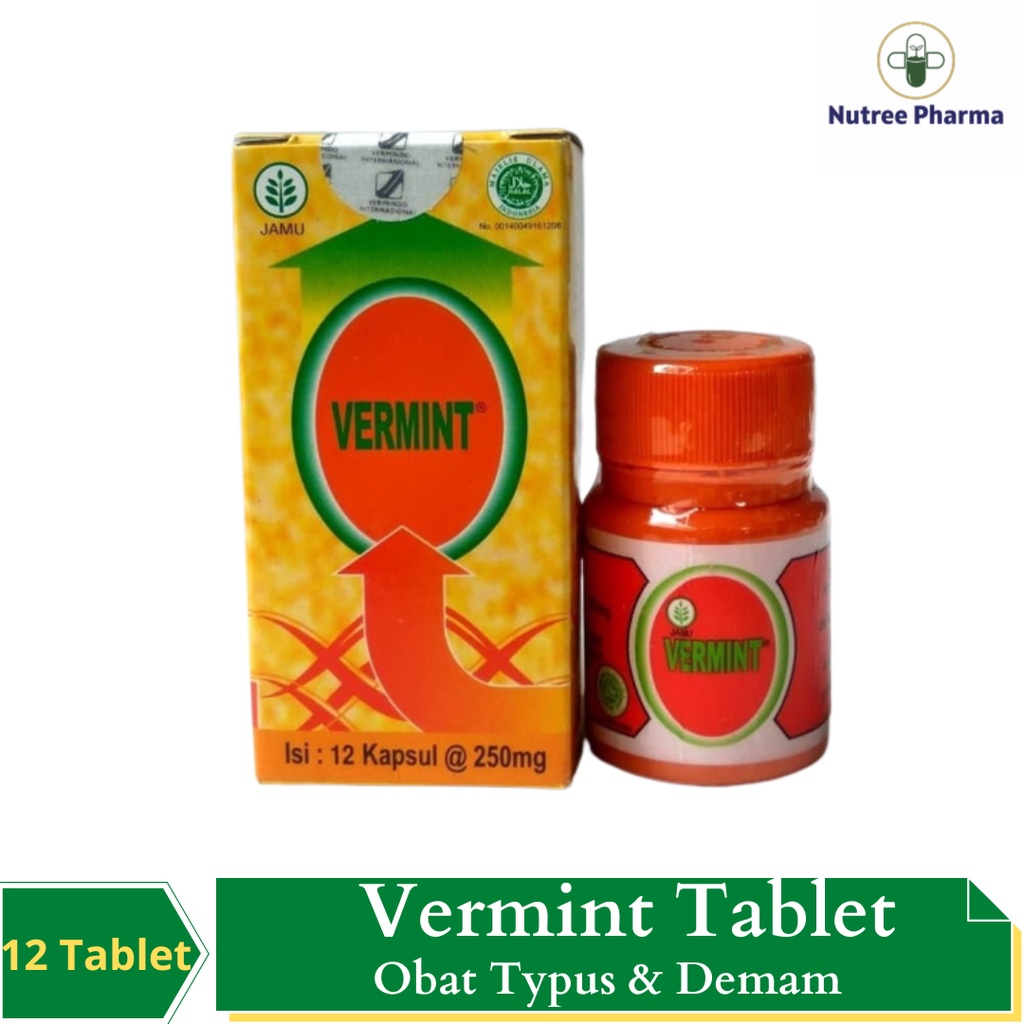 Jual ⚡MURAH & DIJAMIN ORI⚡ VERMINT ISI 12 KAPSUL | KAPSUL EKSTRAK ...