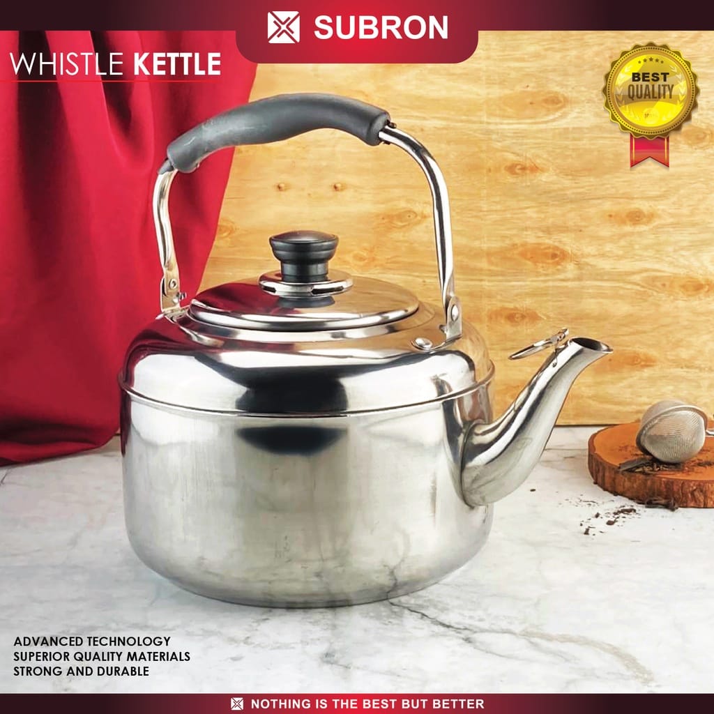Jual Teko Peluit Bunyi Pegangan Anti Panas 4L 5L 6L - Subron | Shopee Indonesia