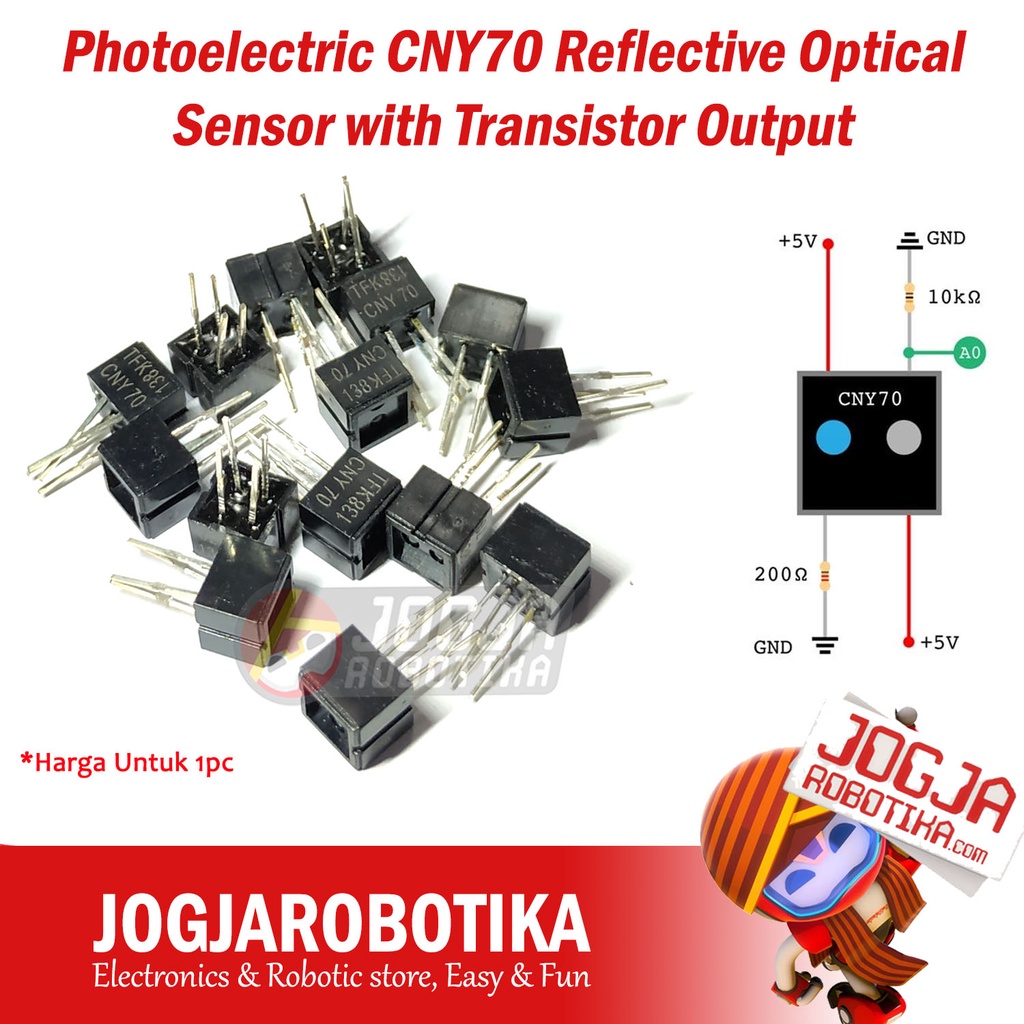 Jual Photoelectric CNY70 Reflective Optical Sensor with Transistor Output | Shopee Indonesia