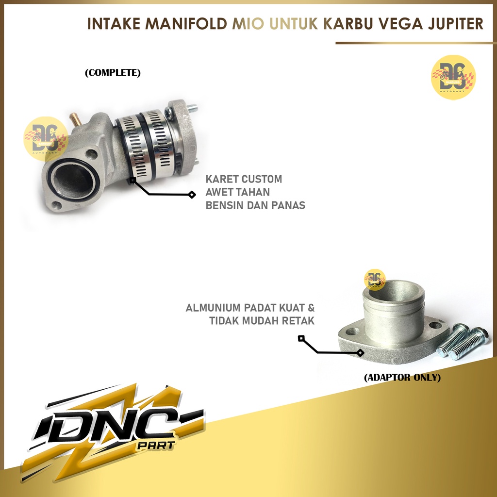 Jual INTAKE MANIFOLD MANIFUL MIO UNTUK KARBU VEGA JUPITER DNC PART | Shopee Indonesia