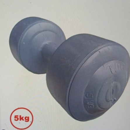 Jual Barbel latihan beban 5 kg barbel 5kg dumbel 5kg barbel 5kg pvc ...