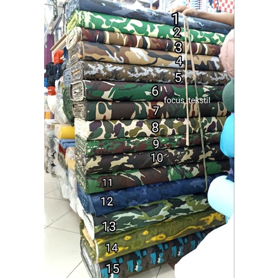 Jual Bahan/kain katun army/loreng | Shopee Indonesia