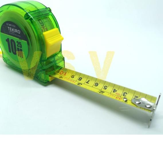 Jual Tekiro Meteran 10m transparan / measuring tape 10m transparan ...