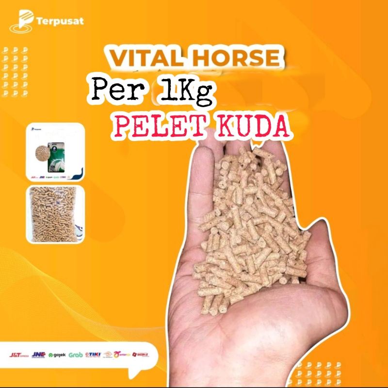 Jual VITAL HORSE Per 1 kg Pakan Kuda Makanan Kuda Pakan Ternak Pelet ...