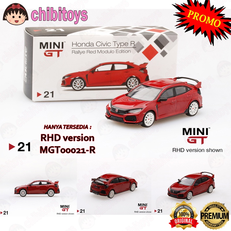 Jual MINI GT HONDA CIVIC Type R RALLYE RED MODULO EDITION - MERAH EF ...