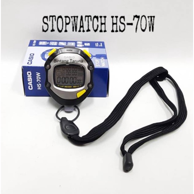 Jual Stopwatch Casio HS-70W ALAT PENGUKUR WAKTU ORI | Shopee Indonesia