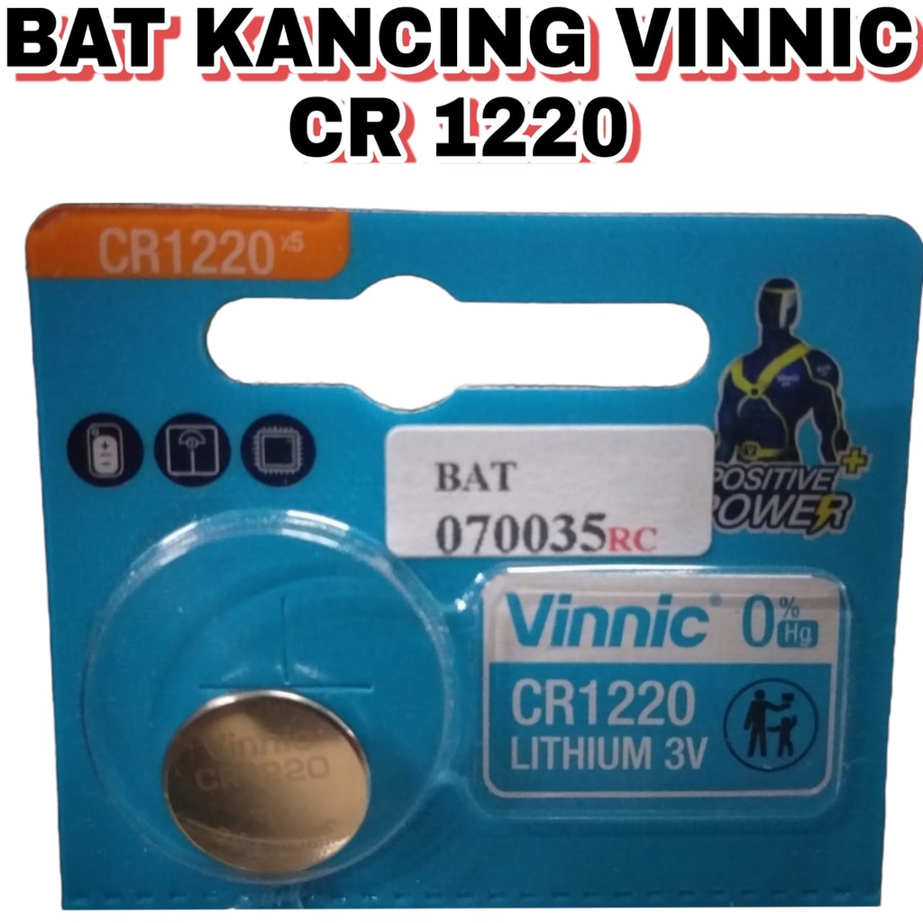 Jual BATRE KANCING VINNIC CR 1220 /5PCS | Shopee Indonesia