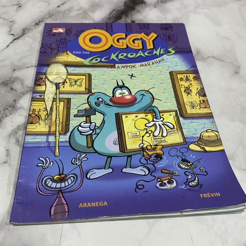 Jual Oggy and the cockroaches wordless book buku cerita anak komik ...