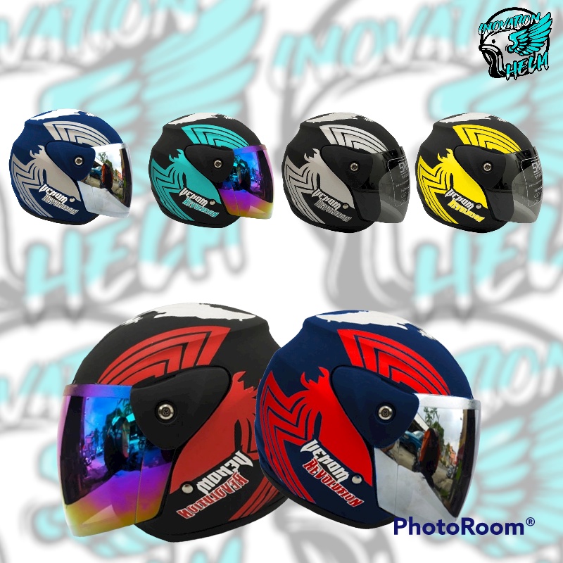 Jual Helm Motor Half Face Evo Inovation SNI Seperti Helm GM original ...