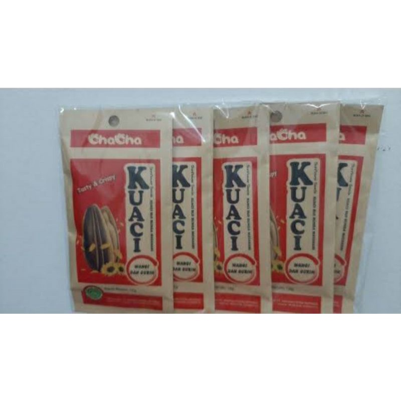 Jual Kuaci Chacha Biji Bunga Matahari Halal 10 gr 1 Dus isi 10 pack ...