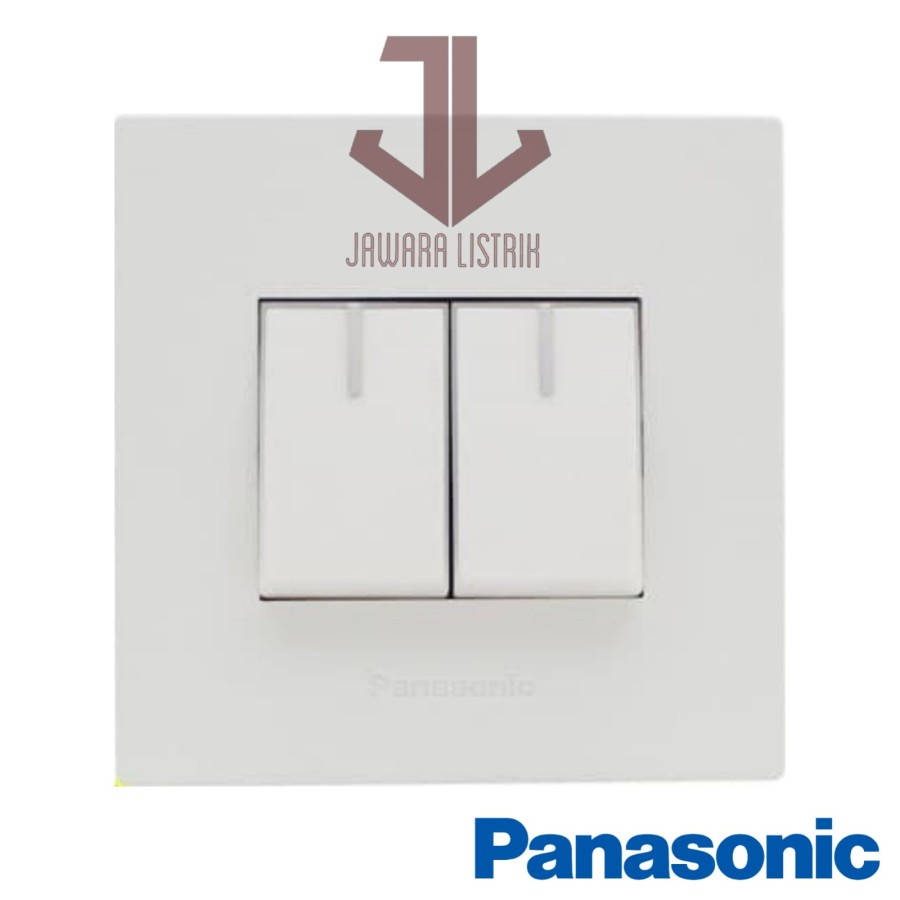 Jual SAKLAR PANASONIC WHITE STYLE SAKLAR SERI SAKLAR ISI 2 ECO B ...
