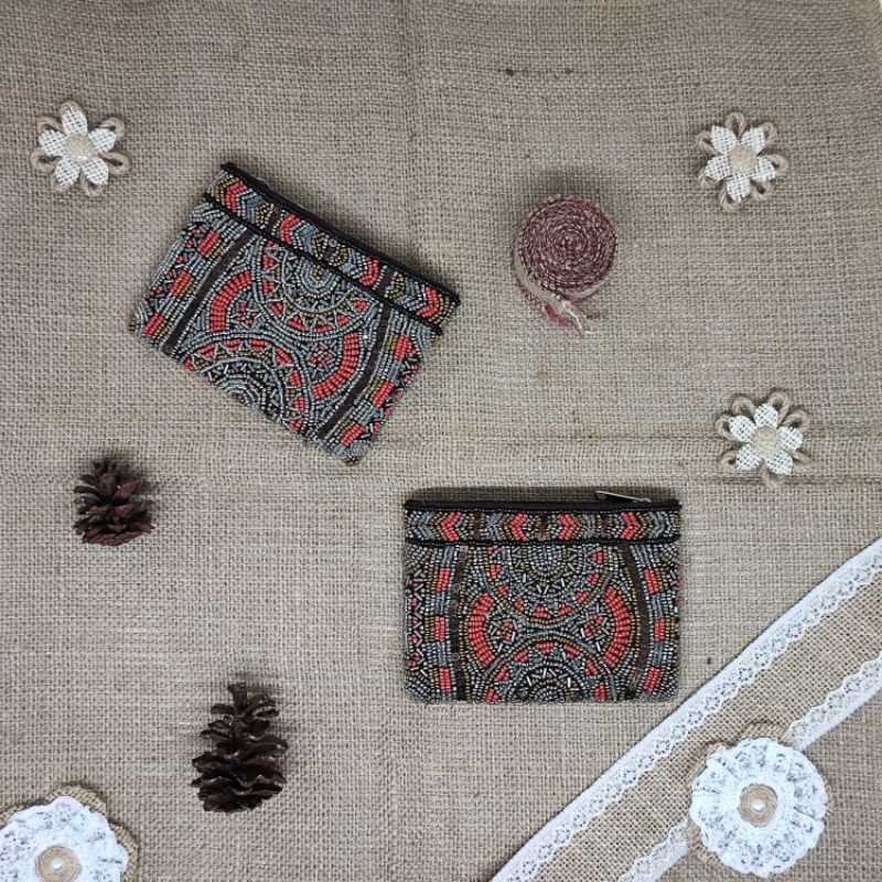 Jual Dompet Manik Monte Etnik Handmade Khas Bali MEDIUM Size (14 x 10 cm) | Shopee Indonesia