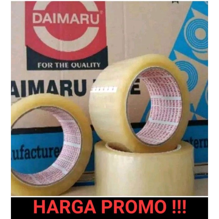 Jual Lakban Bening Daimaru 48 x 90 Yard (per roll) | Shopee Indonesia