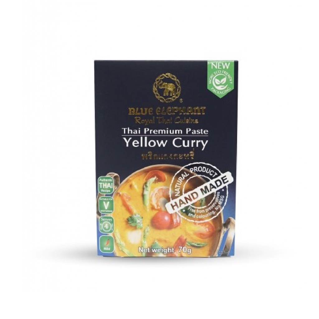 Jual Bumbu Blue Elephant Yellow Curry Thai Premium Paste 70 Gram ...