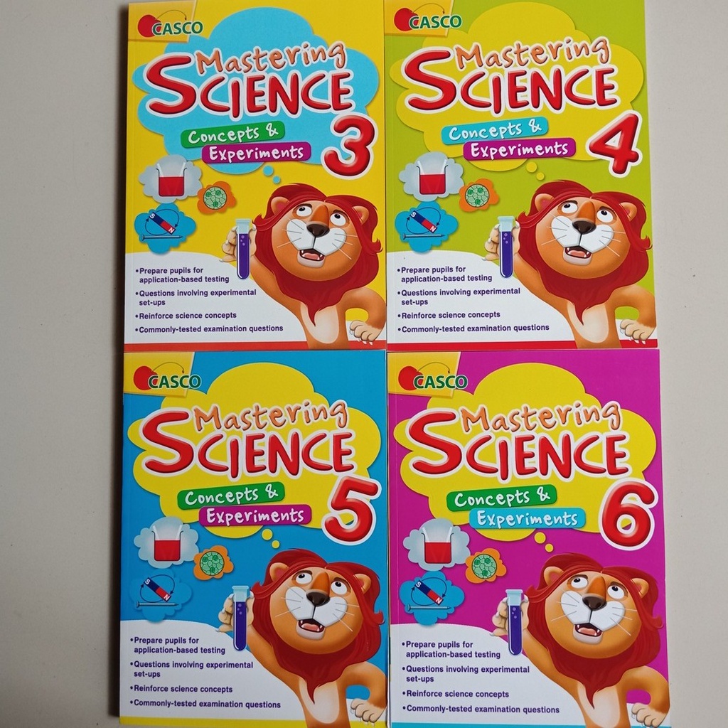 Jual Buku Mastering Science Concepts & Experiments Primary 3 - 6 (Pilihan Per Buku) | Shopee ...