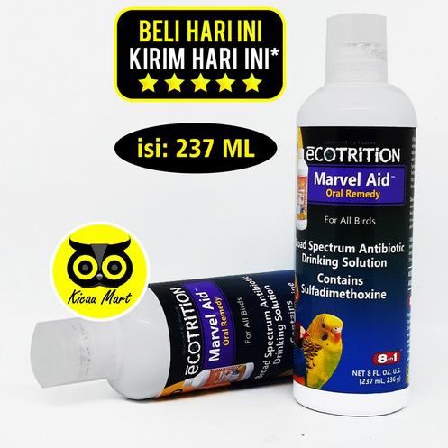 Jual PROMO MINUMAN BURUNG MARVEL AID ORAL REMEDY 273 ML OBAT BULU ...
