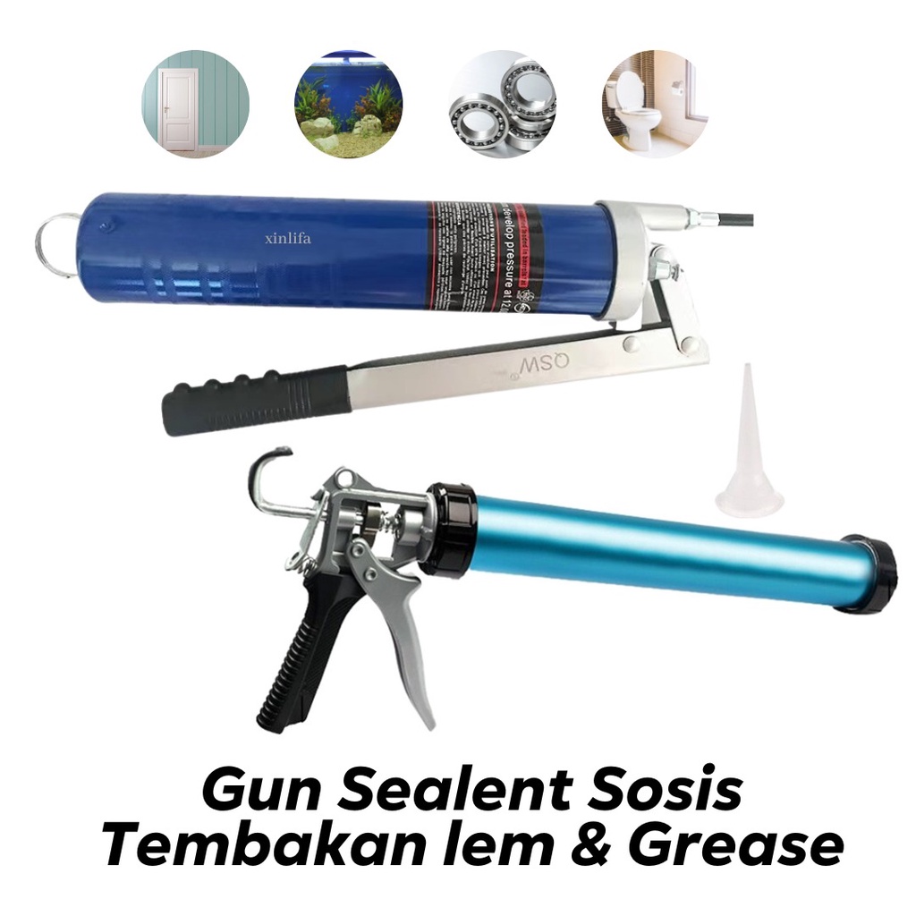 Jual GUN SEALANT SOSIS 15 INCH KUALITAS TERBAIK - BARREL GUN / TEMBAKAN ...