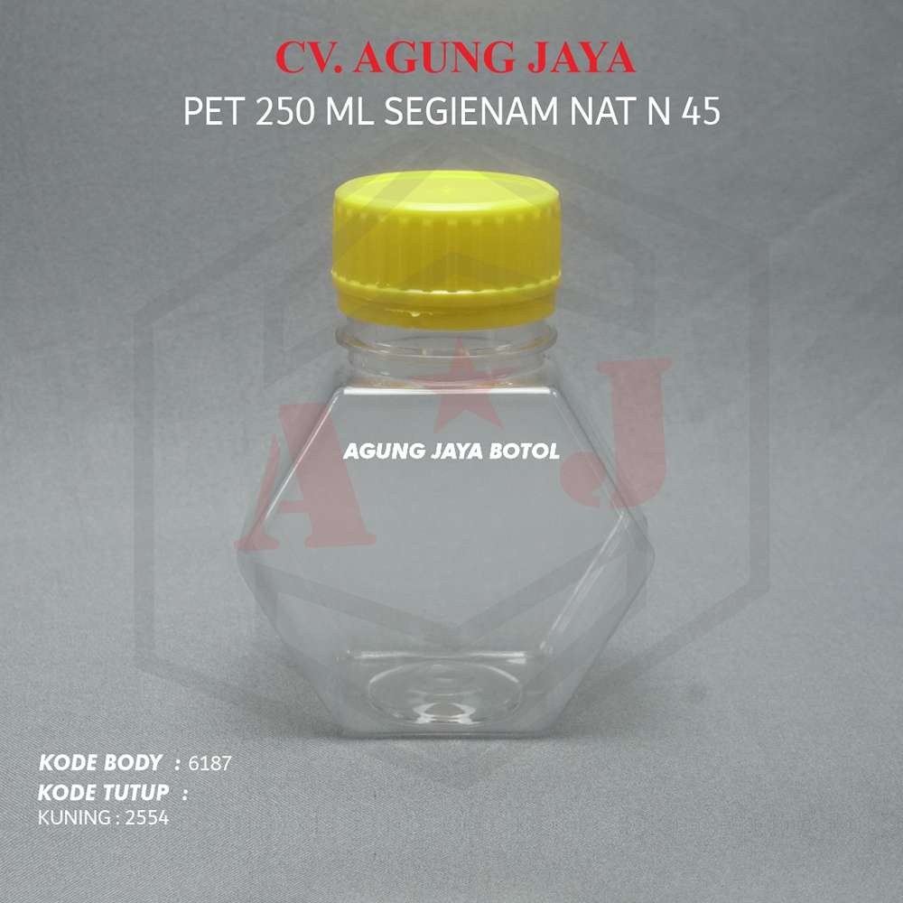 Jual Botol madu Hexagonal / Botol 250 ml Hexagon / PS 250 ml hexagonal ... Jual Botol madu Hexagonal / Botol 250 ml Hexagon / PS 250 ml hexagonal ...