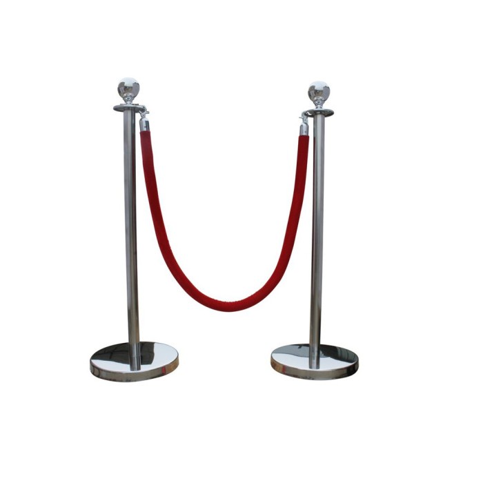 Jual Pita Pembatas Tiang Antrian Bulat Tinggi 95Cm / Tiang Pembatas ...