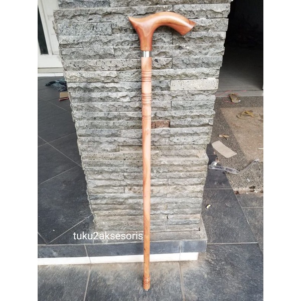 Jual tongkat jalan kayu setigi,santiki,mentigi,suntugi,matinggi/tongkat ...