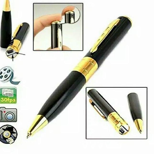 Jual Spy Camera Pen / Spy Cam Pen BpR 6 / Kamera Pengintai Model Bulpen - Dengan Box | Shopee ...