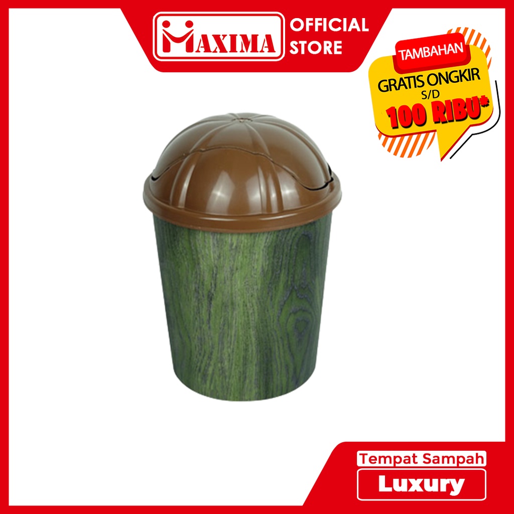 Jual Tempat Sampah Luxury - Tempat Sampah Dapur - Tempat Sampah Tutup Goyang - Tempat Sampah 5L ...