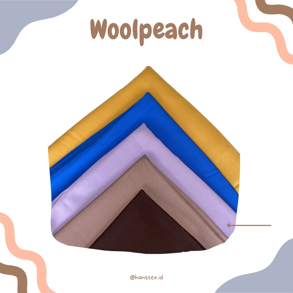 Jual [PREMIUM] Kain Woolpeach, Woplis, Wolvis, Wolfis HIGH QUALITY ...