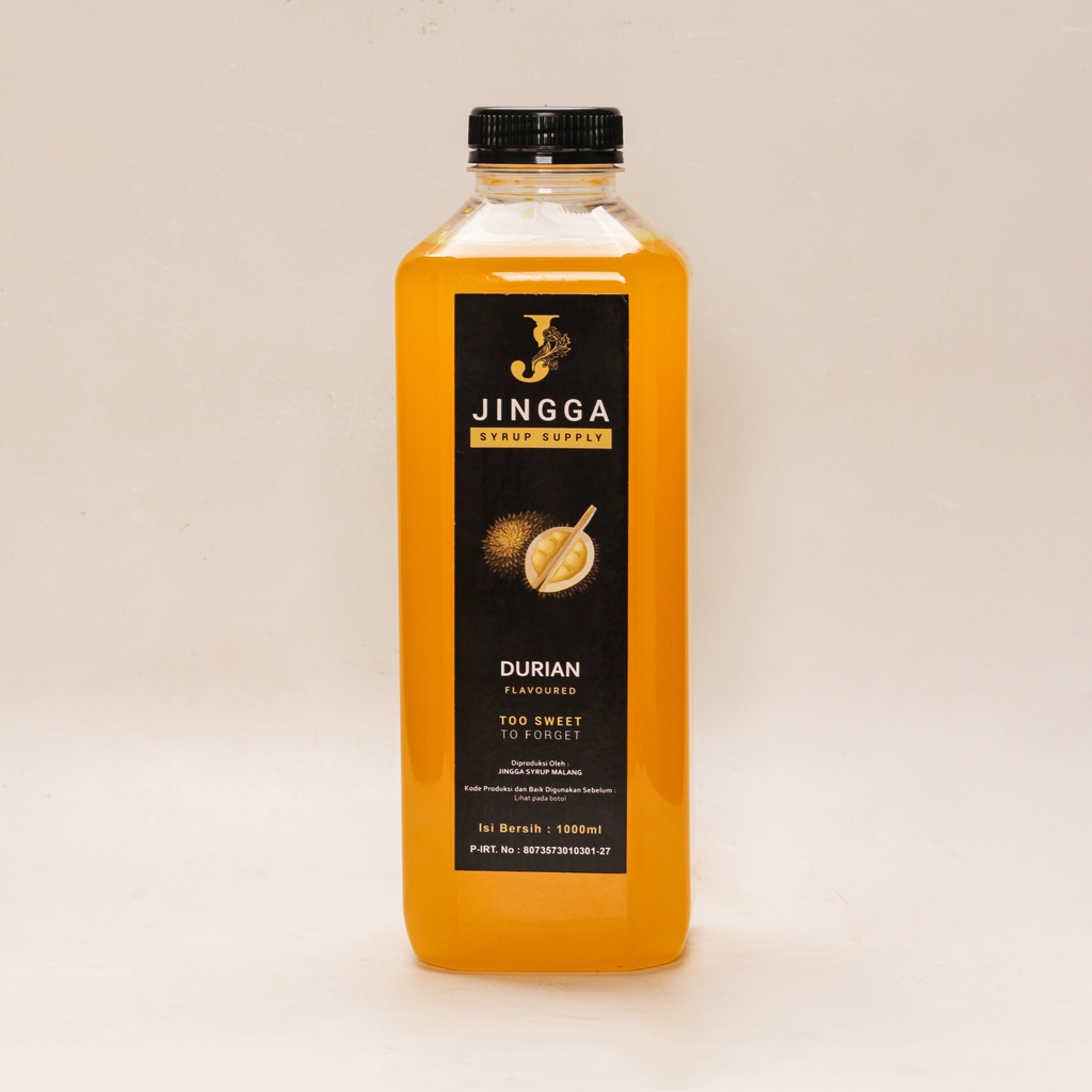Jual JINGGA Durian Syrup 1000 ml - Sirup Flavour Durian Untuk Coffee ...