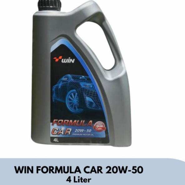 Jual Oli Mesin Win Formula Super 20W50 Api SG/CD (4 Liter) | Shopee ...
