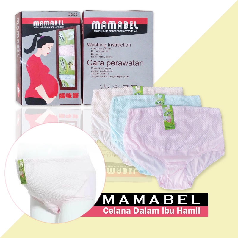 Jual Celana Dalam Ibu Hamil Mamabel Coklat Elastis 1 Box 3pcs Allsize | Shopee Indonesia
