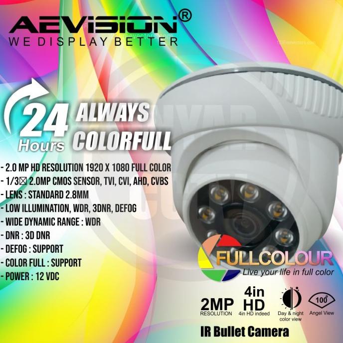 Jual HOT SALE AEVISION CAMERA INDOOR HD FULL COLOR / COLORVU 1080P ...