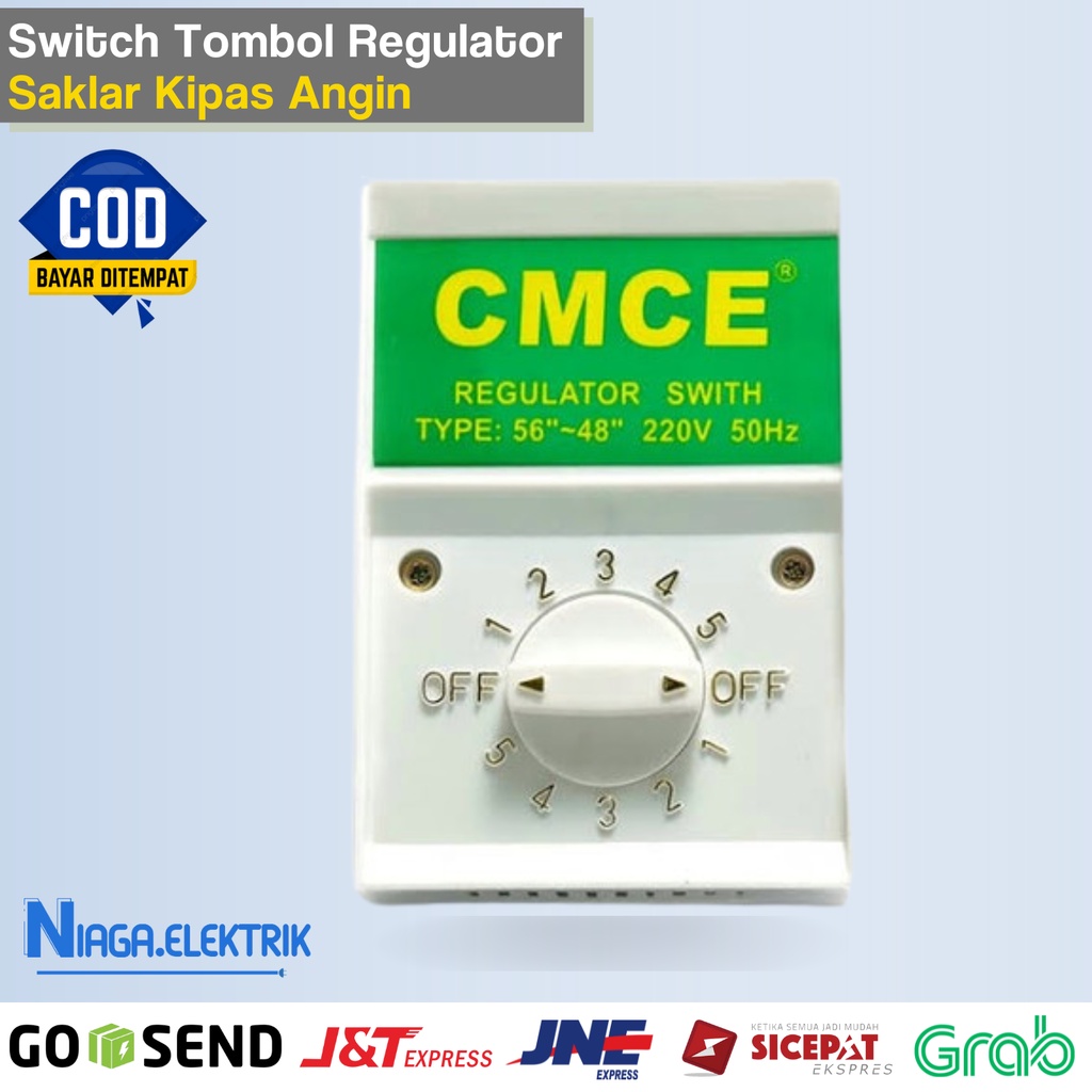 Jual Switch tombol regulator saklar kipas angin gantung plafon atap ...