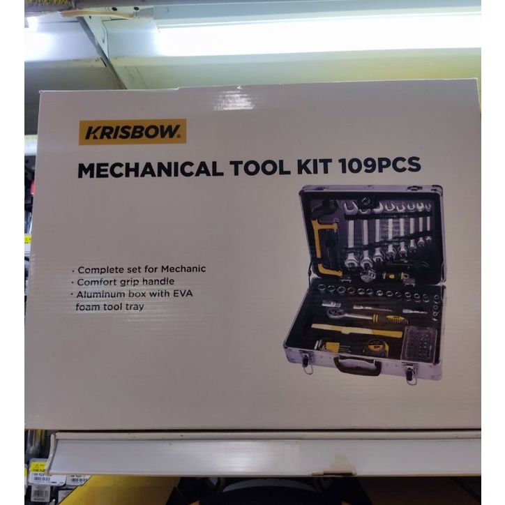 Jual Krisbow set perkakas dengan box alumunium/toolkit set with alu ...