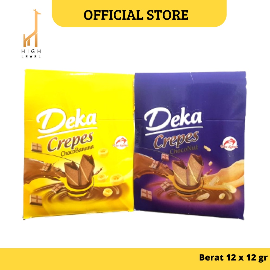 Jual Deka Wafer Roll Jumbo 16gr & Deka Crepes 12 gr | Shopee Indonesia